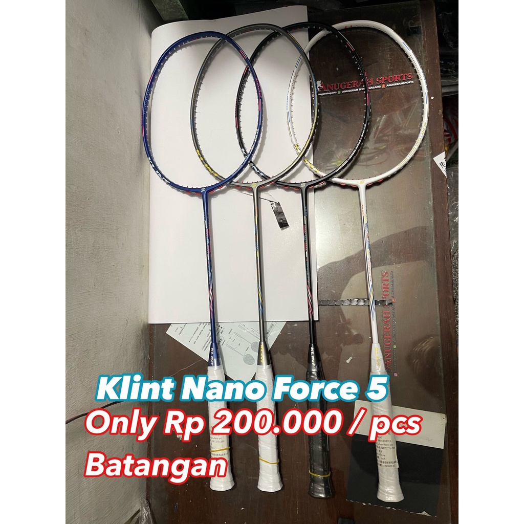 ไม้แบดมินตัน Klint NANO FORCE 5 ของแท้ | Shopee Thailand