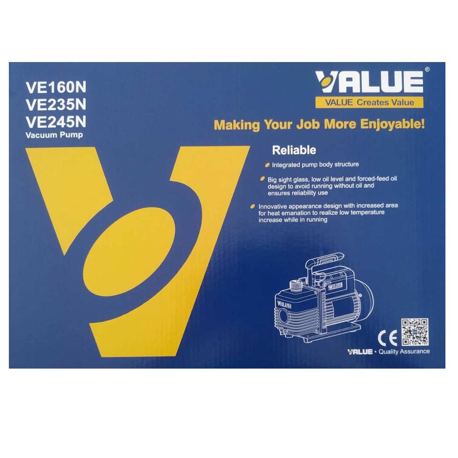 เครื่องแว็คคั่มVALUE VE245N Single Stage : Vacuum Pump โดยโอเคแอร์ BY ...