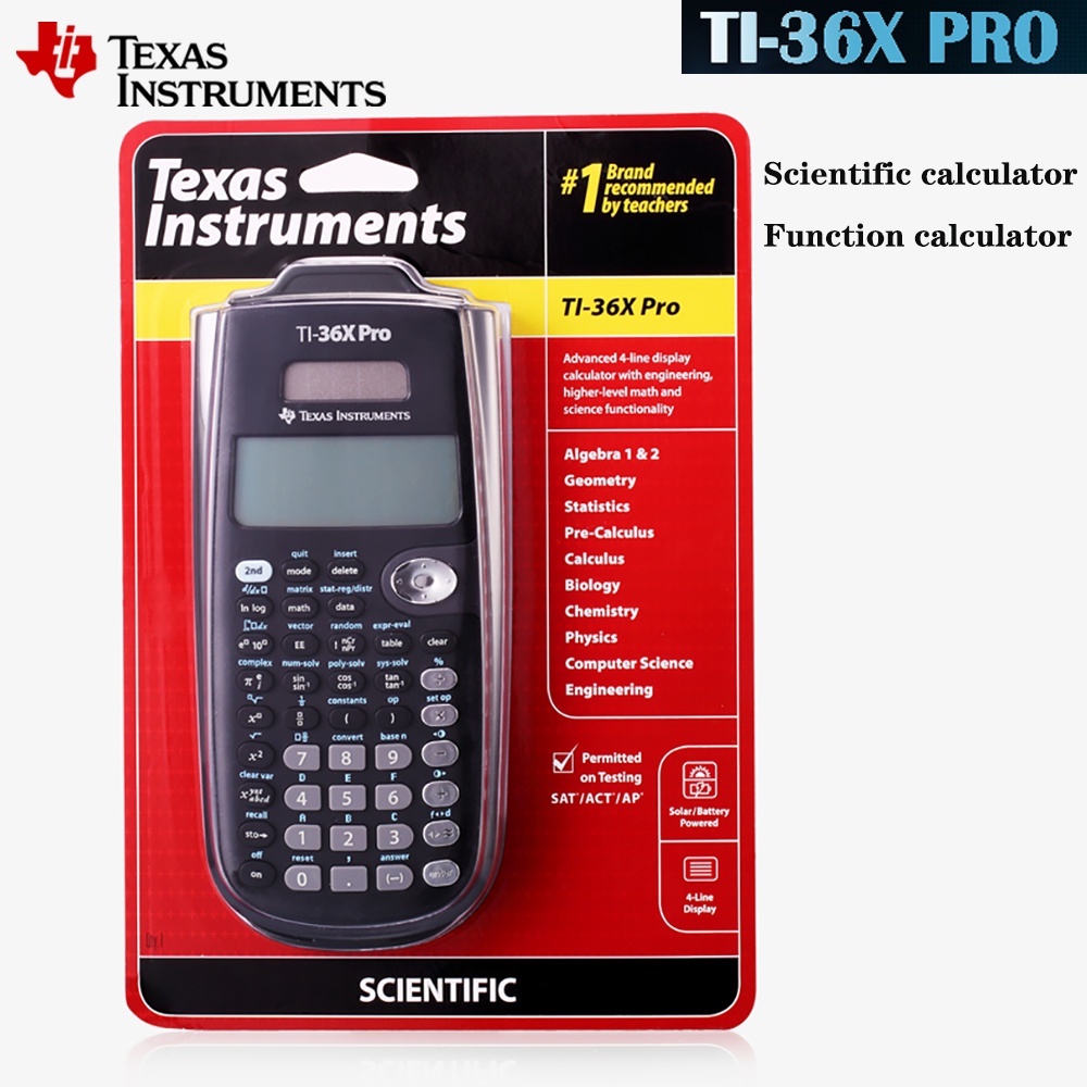 นักศึกษา Ti-36X Pro ของแท้ที่มีนักคิดฟังก์ชั่นทางวิทยาศาสตร์วิทยาลัย ...