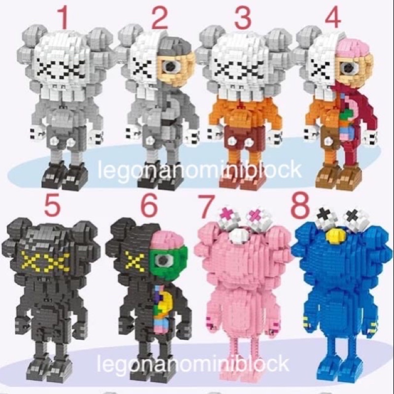 Legonano เลโก้ นาโน lego nano nanoblock Kaws | Shopee Thailand