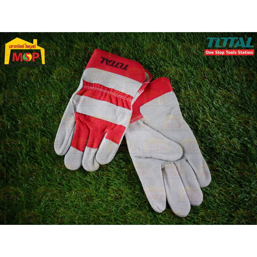 Total ถุงมือหนังสั้น 10.5" TSP-14101 | Shopee Thailand