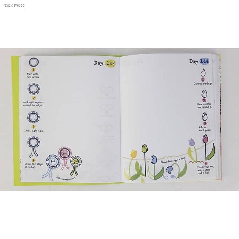 ส่งตรงจากกรุงเทพพร้อมส่ง Usborne 365days drawing&Puzzle a day ขายแยก ...
