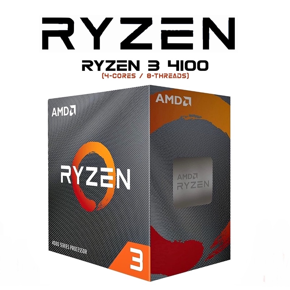 CPU (ซีพียู) AMD RYZEN 3 4100 3.8 GHz (SOCKET AM4) รับประกัน 3 - Y ...