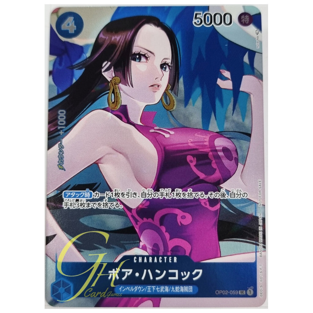 One Piece Card Game [OP02-059] Boa Hancock (Uncommon PA) | Shopee Thailand