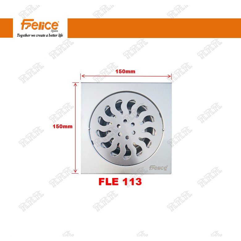 Felice ตะแกรงสเตนเลส 304 112 INS-556 FLE 113 4 นิ้ว X 4 นิ้ว 5 นิ้ว X 5 นิ้ว 6 นิ้ว X 6 นิ้ว ...