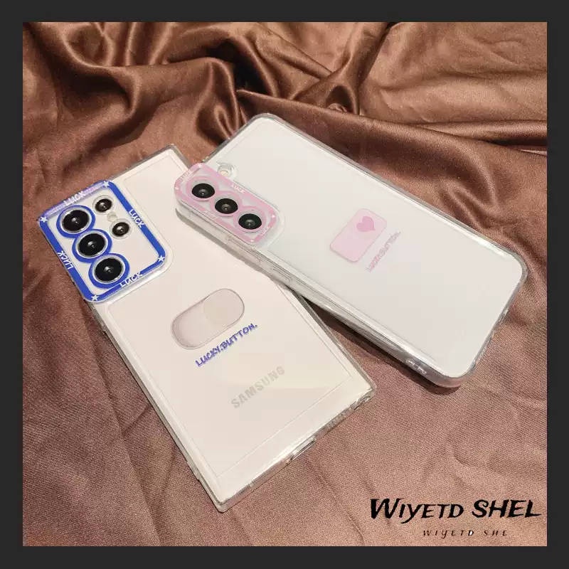 คู่รัก Lucy ปุ่ม เคส Samsung Galaxy S25 Ultra S24FE S24 Ultra S23FE S23 Ultra S22 Ultra S21FE ...