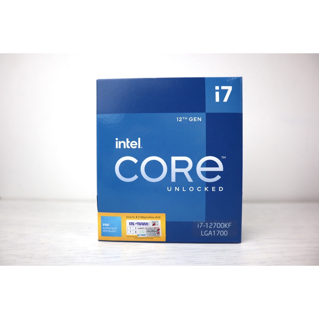 CPU (ซีพียู) INTEL CORE I7-12700KF 3.6 GHz (SOCKET LGA 1700) มือสอง มี ...