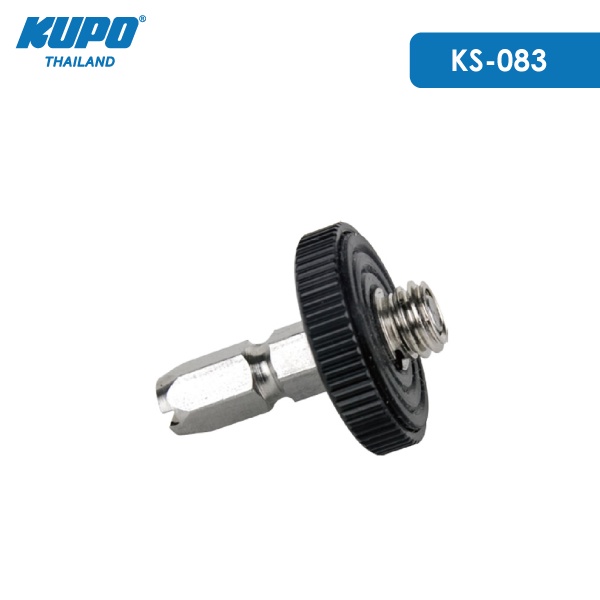 KUPO KS-083 3/8"-16 Male Top Mount อะแดปเตอร์เกลียวตัวผู้ขนาด 3/8"-16 สำหรับ KS-085 | Shopee ...