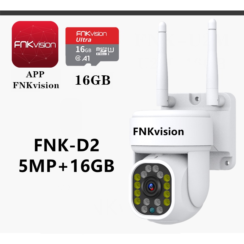 5G FNKvision 5ล้านพิกเซล ptz 5G WIFI ip camera HD 5MP กล้องวงจรปิดไร้ ...
