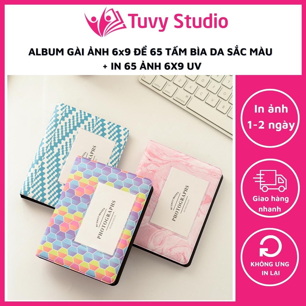 Combo 6x9 mini photo Album ปกหนังสีสันสดใส + ภาพถ่ายพิมพ์ 65 6x9 พร้อม ...