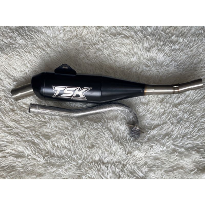 ท่อย่นเชง 110i Newโลโก้ คอท่อ28 ใส้ท่อแข่งTSK | Shopee Thailand