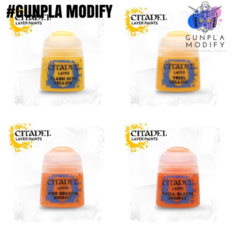 CITADEL COLOR (LAYER) Flash Gitz Yellow, Yriel Yellow, Fire Dragon ...