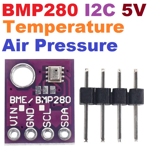 Bmp280 I2c 5v Barometric Temperature Sensor Air Pressure Module For Arduino Shopee Thailand