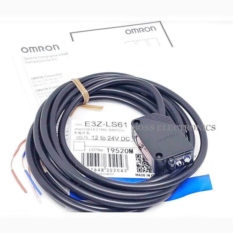 OMRON E3Z-LS61 เซ็นเซอร์จับวัตถุ เป็นชนิดลำแสง ระยะจับ 20-200mm 4สายใช้งาน | Shopee Thailand