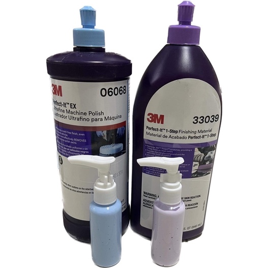 น้ำยาขัดสี 3M 33039 (one step)และ 06068 (ขัดเงา เบอร์3) ขนาดขวดละ 50ml ...