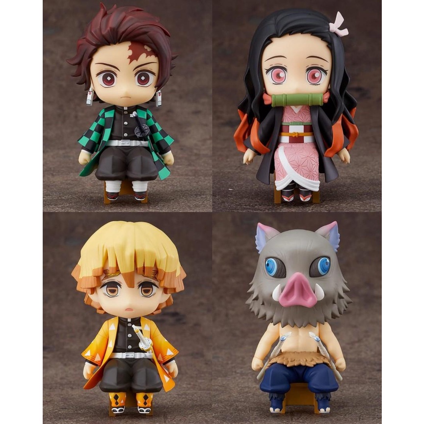 Nendoroid Swacchao Tanjiro, Nezuko, Zenitsu, Inosuke Set 4 ตัว (แยกตัว ...