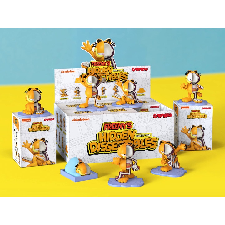 gachabox แบบสุ่ม Garfield Hidden Dissectible Mighty Jaxx Jason Freeny ...