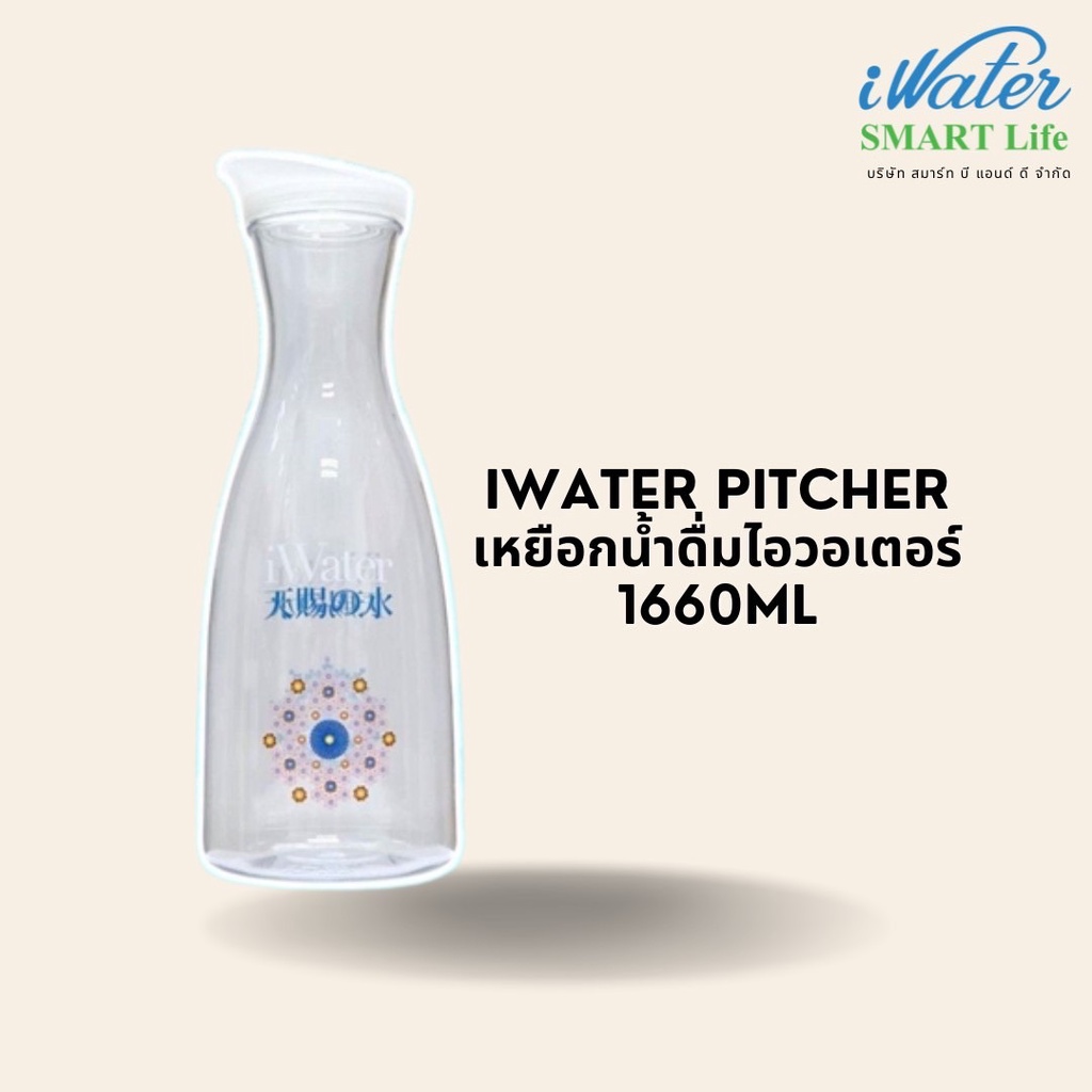iwater Pitcher เหยือกน้ำดื่มไอวอเตอร์ 1660ml ช่วยปรับสมดุลให้ร่างกาย ...