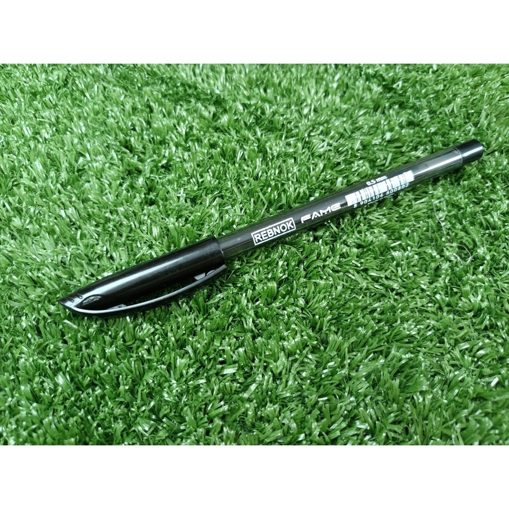 REBNOK ปากกาลูกลื่นเจล FAME-BK (BALL PENS FAME) ขนาด 0.5mm. สีดำ ...