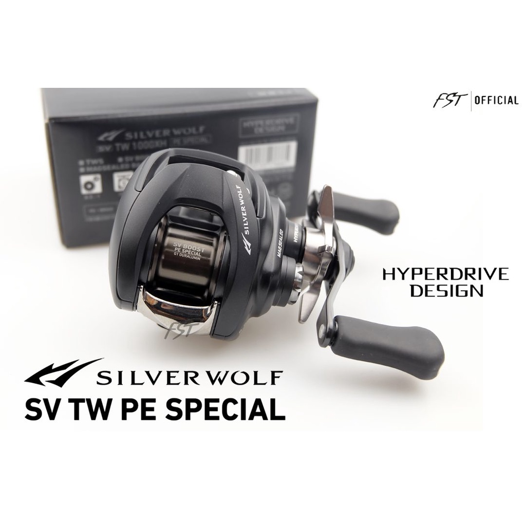 รอกหยดน้ำ Daiwa Silver Wolf SV TW PE Special รุ่นใหม่ 2022 ของแท้ ประกันศูนย์ไทย | Shopee Thailand