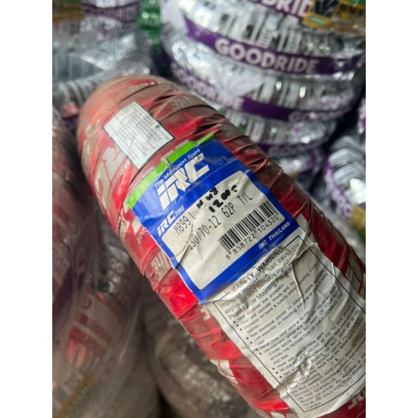 ยางนอก เรเดียน 130/70-12 ไม่ใช้ยางใน IRC MB99 ผลิตในไทย | Shopee Thailand