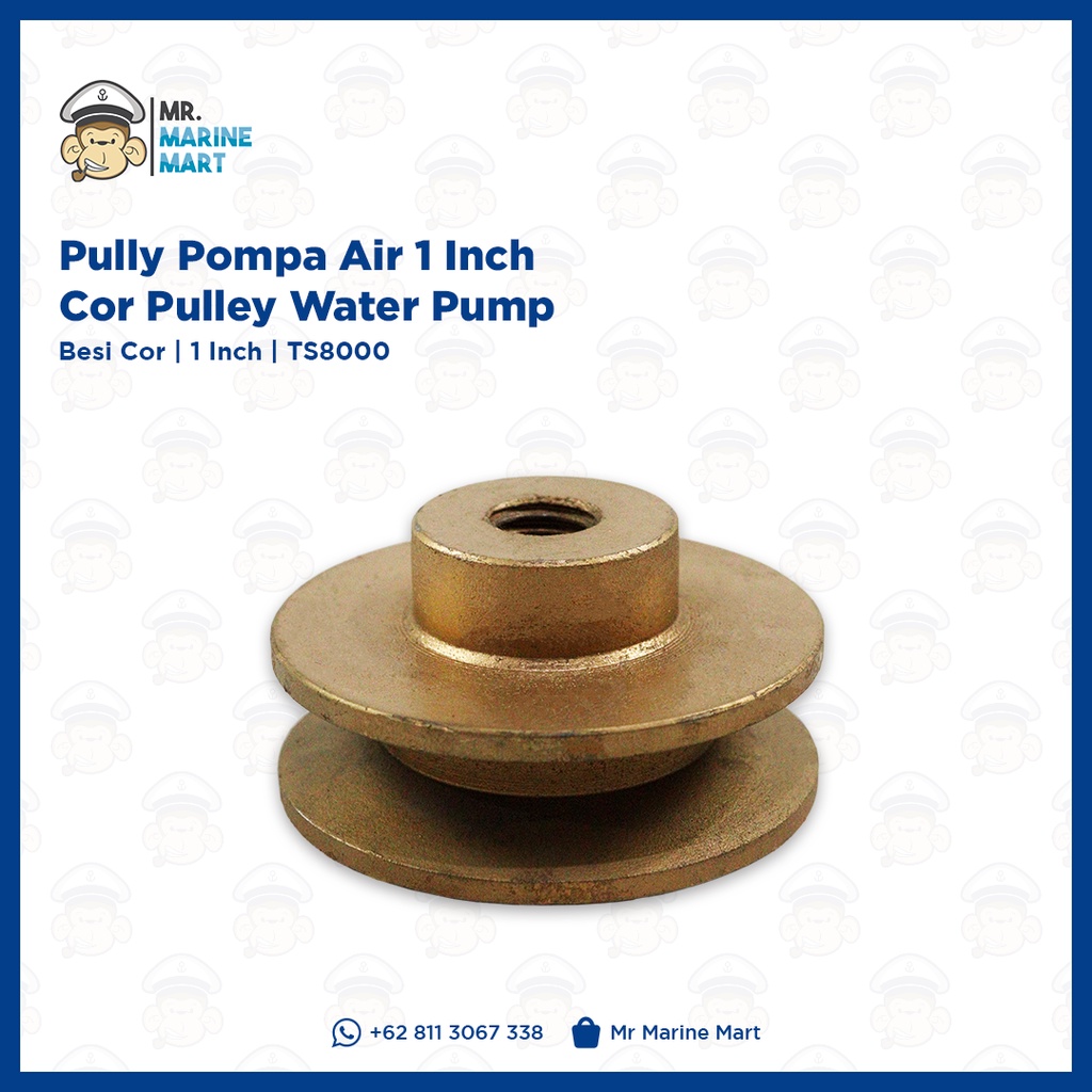 ปั๊มน้ํา Pully 1" Cast Pulley ปั๊มน้ํา 1 นิ้ว | Shopee Thailand