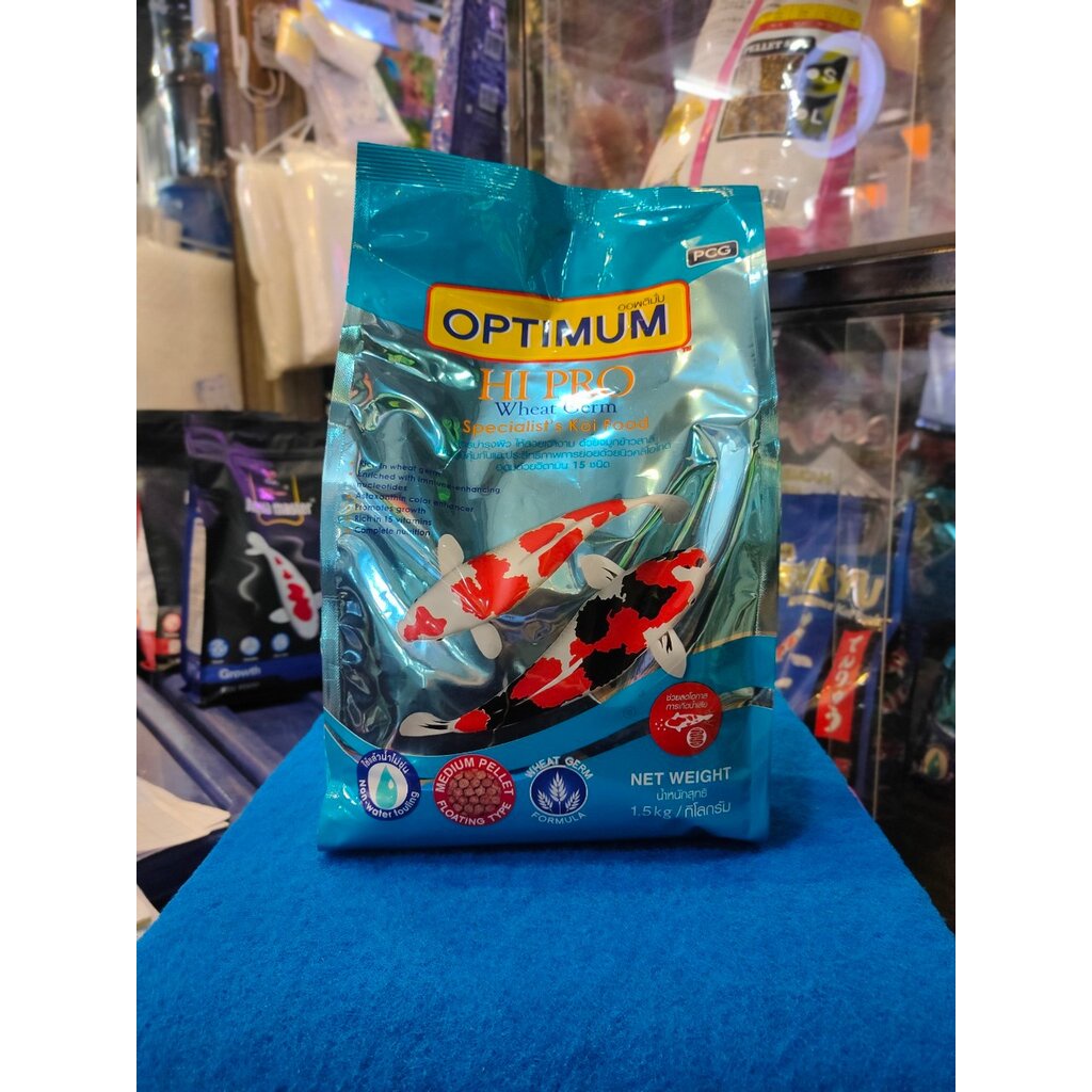 OPTIMUM HI PRO Wheat Germ 1.5KG เม็ดกลาง สูตรบำรุงผิวให้สวยงาม | Shopee ...
