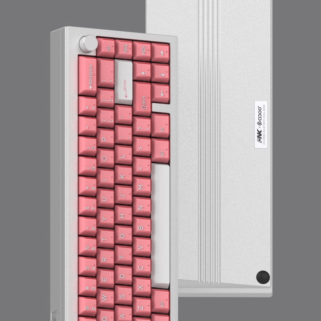 FinalKey V65 R2 Kit Wireless คีย์บอร์ด knob เคสอลู ไร้สาย แถมคีย์แคป ...