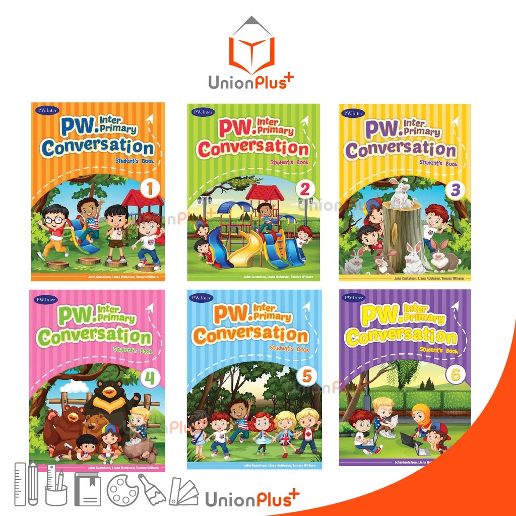 หนังสือเรียน PW. Inter Primary Conversation ป.1 ป.2 ป.3 ป.4 ป.5 ป.6 Student's Book สำนักพิมพ์ PW ...