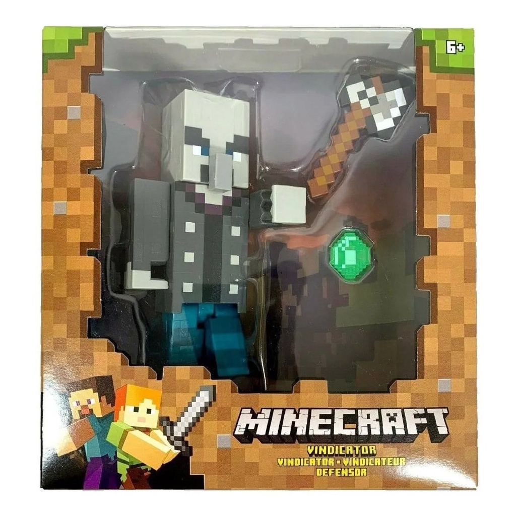 Minecraft Chopping Vindicator Action Figure มายคราฟ วินดิเคเตอร์ พร้อม ...