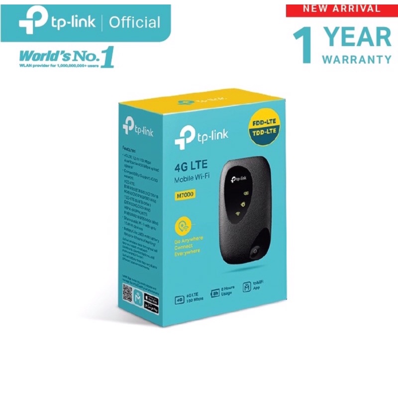 TP-Link M7000 Pocket WiFi พกพาไปได้ทุกที่ (4G LTE Mobile Wi-Fi) (สิ้น ...