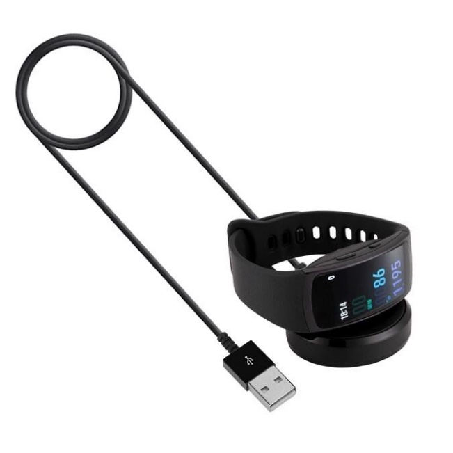ที่ชาร์จ USB สําหรับ Samsung Gear Fit 2 PRO SM-R360 SM-365 Cradle ...
