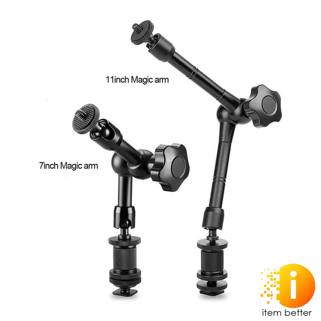 แขนจับอเนกประสงค์ Magic Arm 7" และ 11" ตัวต่อเพิ่มอุปกรณ์เสริมกล้อง สก ...