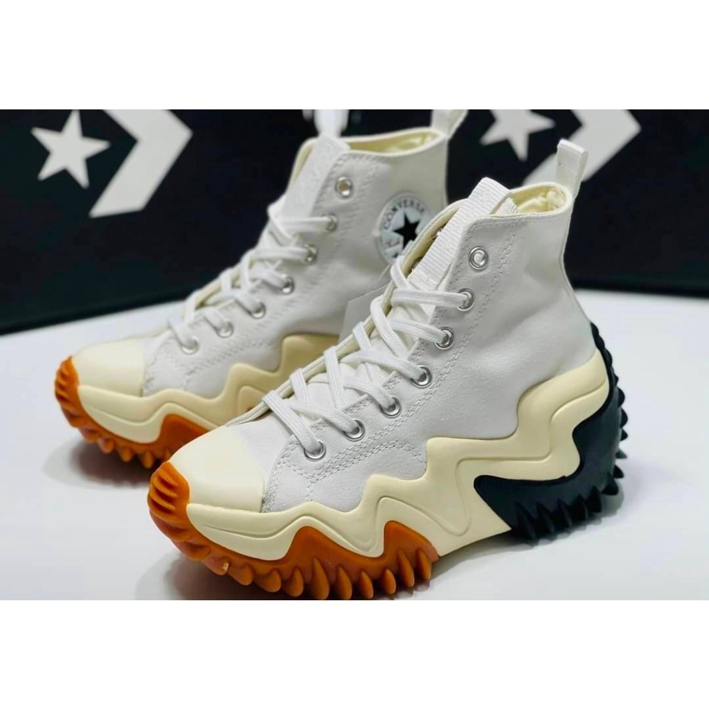 Converse Run Star Motion Wavy Thick Soled Raised Canvas Shoe รองเท้า ...