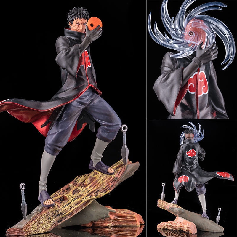 Anime Naruto Figure 26CM Shippuden Akatsuki Tobi GK Uchiha Obito kamui ...