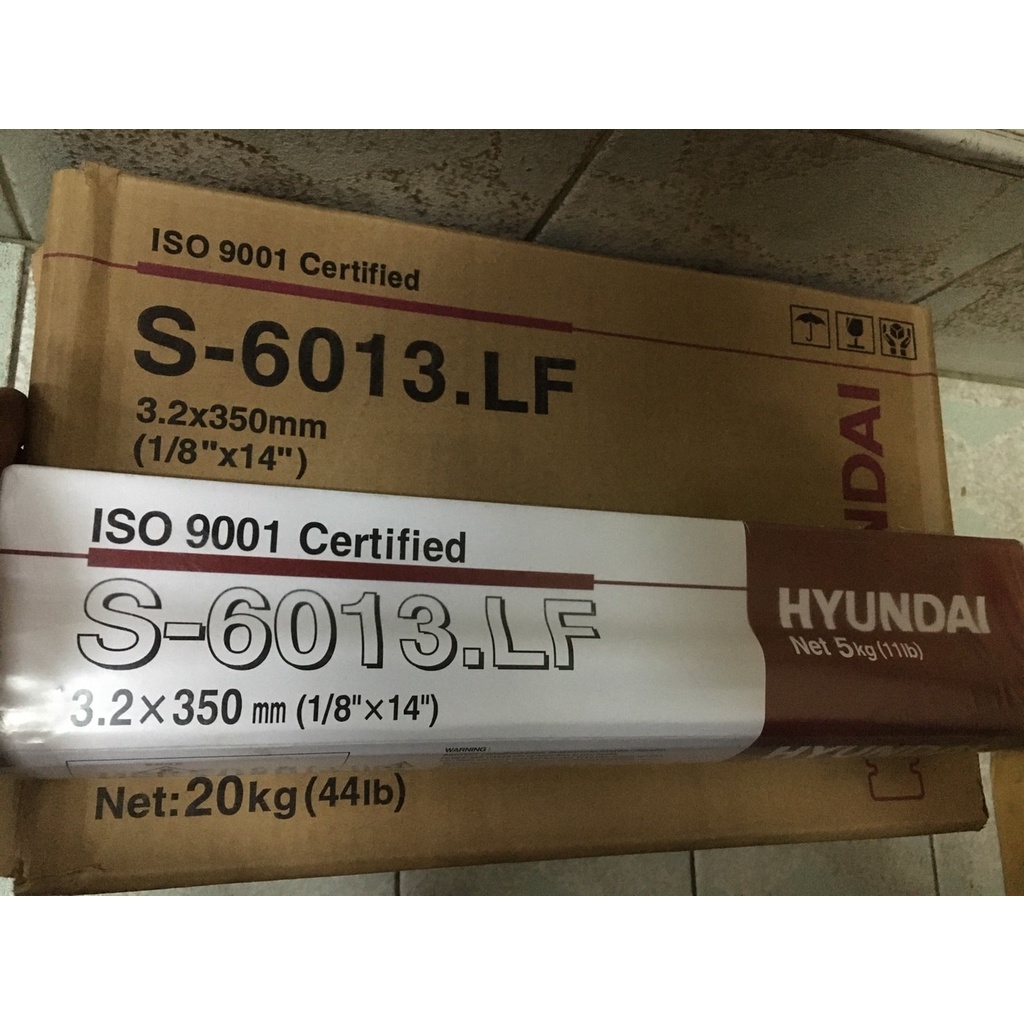 HYUNDAI ลวดเชื่อมไฟฟ้าฮุนได เกรด E6013 ลวดเชื่อมควันน้อย (LOW FLUME ...
