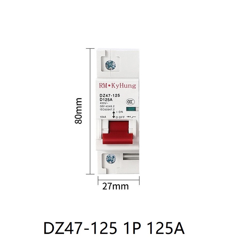 เบรกเกอร์วงจร DC MCB PC 125A 100A 80A 1P 400V-600V 1 ชิ้น | Shopee Thailand