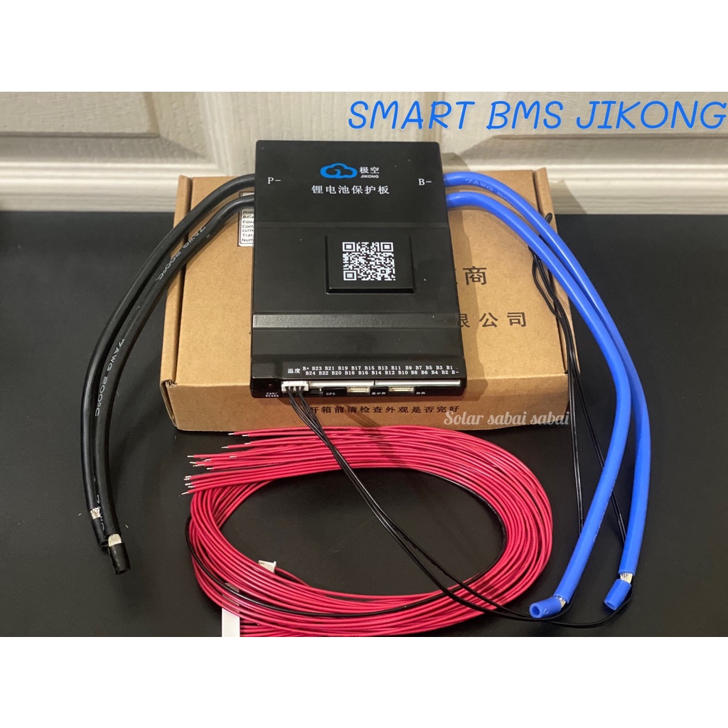 Smart BMS Jikong มีActive balance ในตัว เชื่อมต่อผ่านBluetooth ใช้งานได้ทั้ง 3.2V และ 3.7V ...