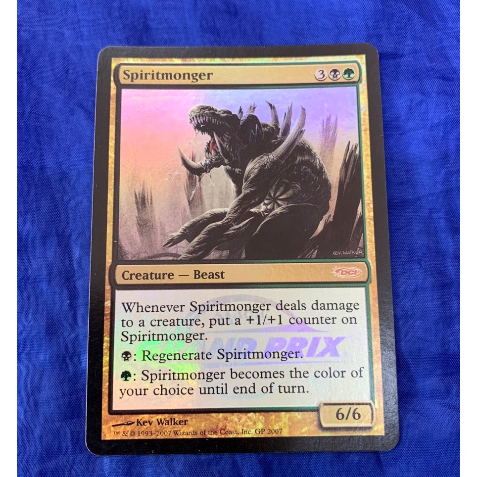 🃏🃏 MTG : Spiritmonger (Grand Prix Foil) 🔥English🔥 🃏🃏 | Shopee Thailand