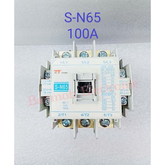 S-N65 แมกเนติกคอนแทคเตอร์ มีโวล์ให้เลือก220V,380V SN-65 ยี่ห้อZT 100A SN65 สินค้าคุณภาพราคาย่อม ...