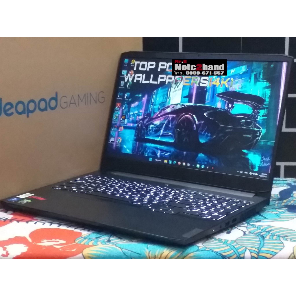 โน๊ตบุ๊คมือสอง LENOVO Core i5-11320H จอ15.6”IPS 120Hz แรม16+NVMe 512 ...