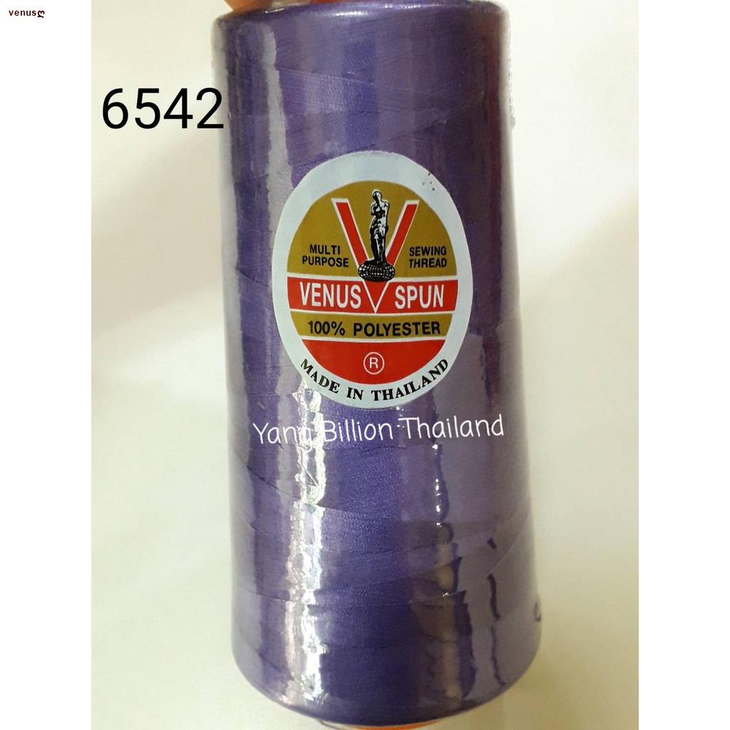 จัดส่งทันที℗ด้ายเย็บผ้าวีนัส ด้ายหลอดใหญ่ ด้ายCMPเบอร์ 60 30/2 แกนส้ม ...