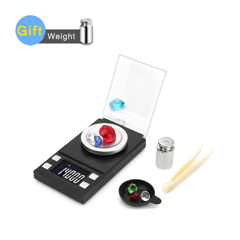 0.01g 0.001g Precision Digital Electronic Weight Scales 100g 10g ...