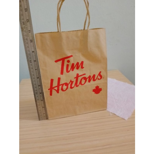 ถุงกระดาษTim Hortons | Shopee Thailand