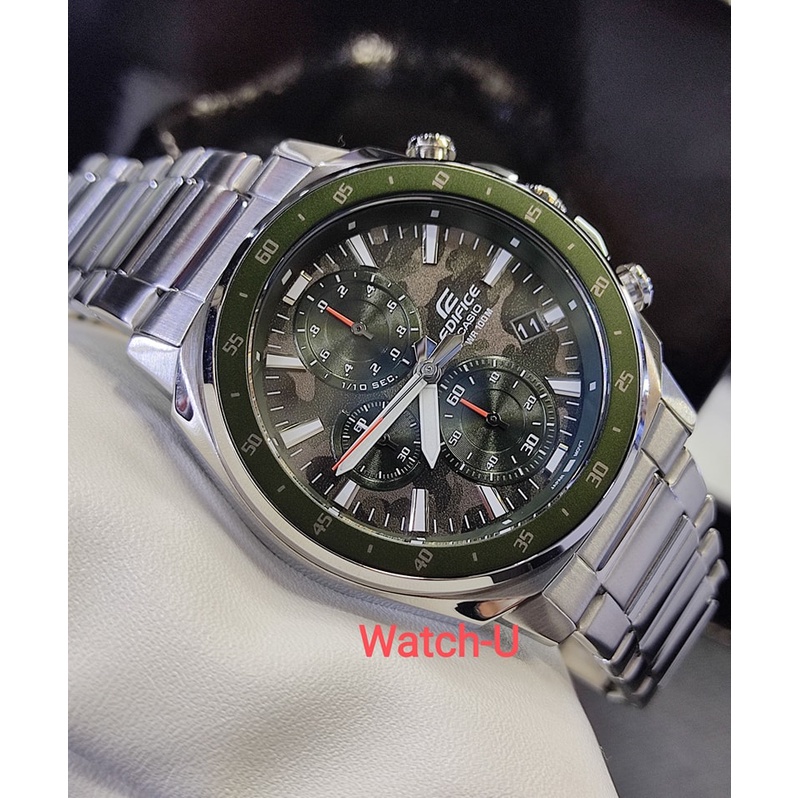 นาฬิกาCASIO EDIFICE CHRONOGRAPH CAMOUFLAGE รุ่น EFV-600D-3C รับประกันศูนย์ CMG 1 ปี | Shopee ...