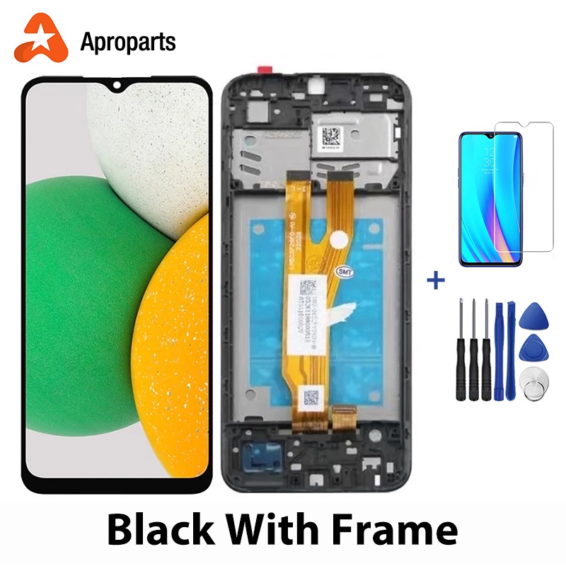 อะไหล่หน้าจอสัมผัส LCD แบบเปลี่ยน สําหรับ SAMSUNG Galaxy A03 Core A032 ...