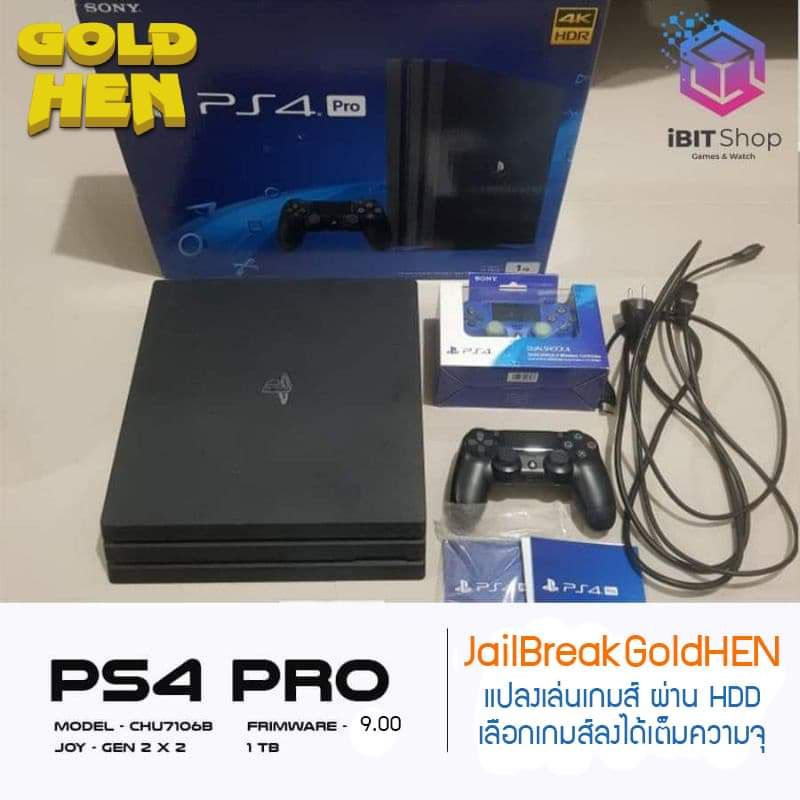 PS4 PRO/PS4 FAT/PS4 SLIM (Playstation 4)(เครื่อง PS4) 500GB-1TB สินค้า ...