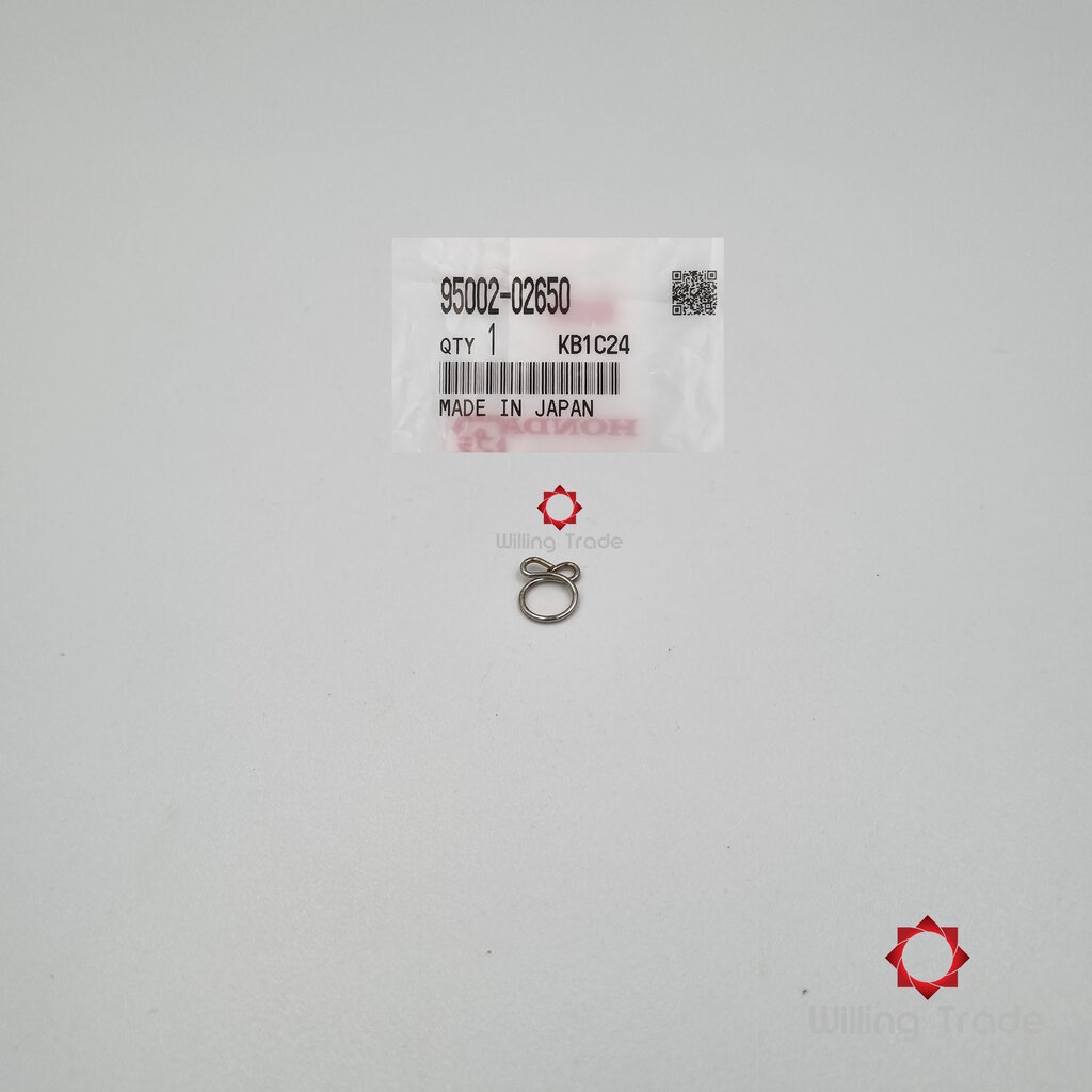 คลิ๊ปรัดท่อยาง (B6.5) (B303) HONDA: (95002-02650) รุ่นทั่วไป HONDA [แท้ ...