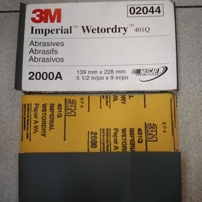 กระดาษทราย 3M 2000 A series 02044 1 แผ่น KANI | Shopee Thailand
