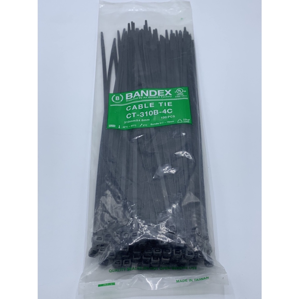เคเบิ้ลไทร์ เข็มขัดรัดสายBANDEX CABLE TIE CT-300-7Cขาว ,CABLE TIE CT ...
